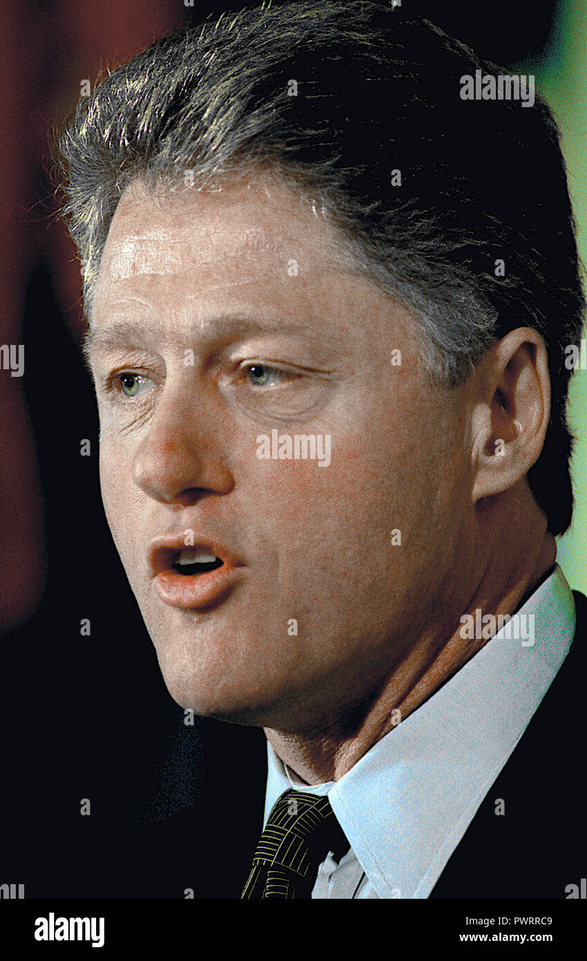 Washington DC, December 8, 1993 President William Jefferson Clinton ...