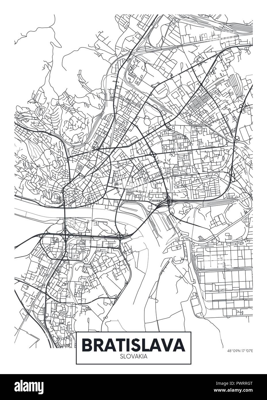 Bratislava tourist attractions map | Soule.lgbt