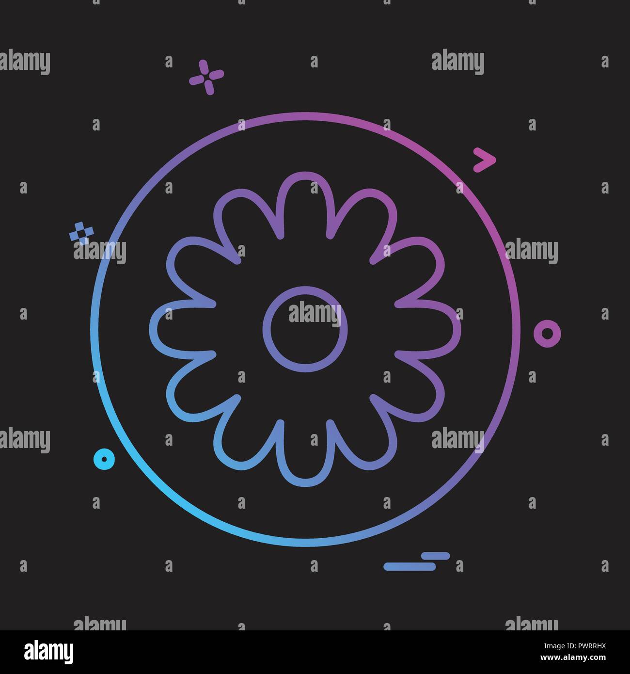 Flower icon design vector Stock Vector Image & Art - Alamy