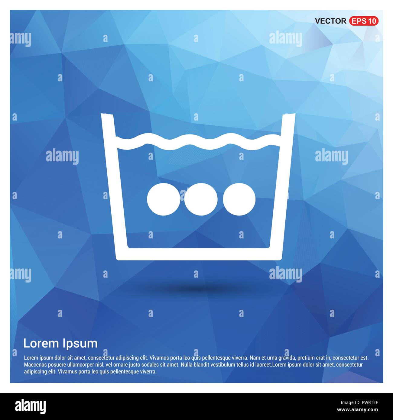 Washing Symbol Icon - Free vector icon Stock Vector Image & Art - Alamy