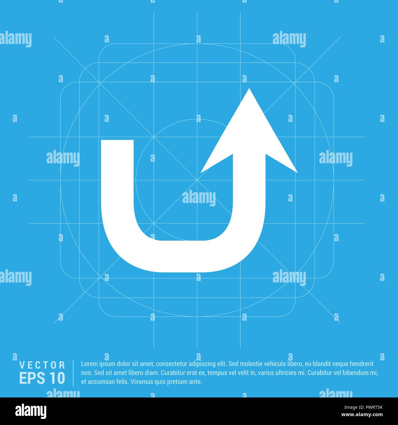 Upper Arrow Icon Stock Vector Image & Art - Alamy