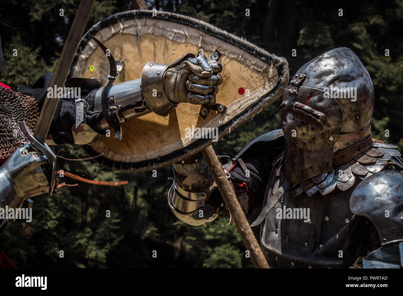 Knights gauntlet hi-res stock photography and images - Alamy