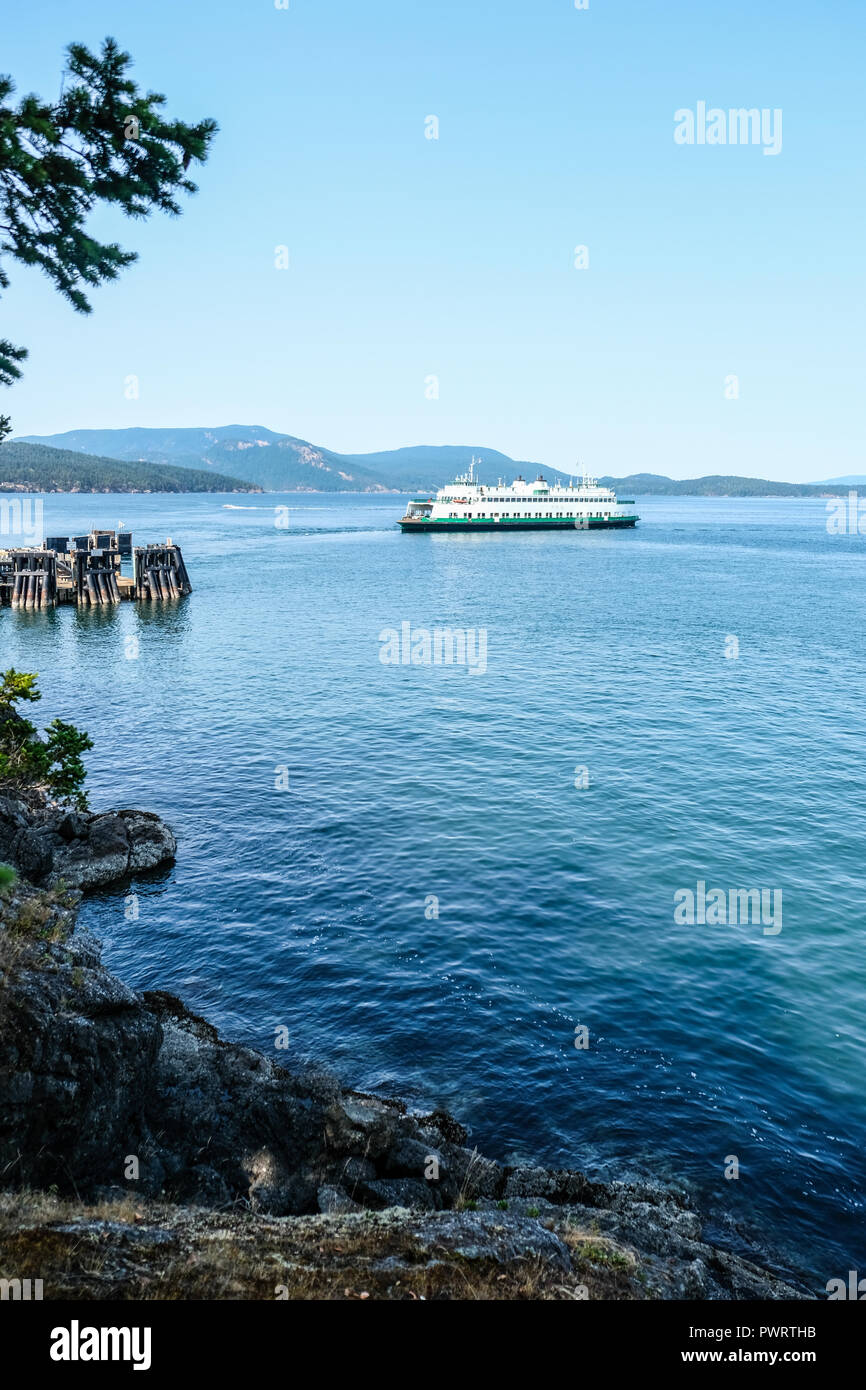 Lopez island ferry terminal hi-res stock photography and images - Alamy