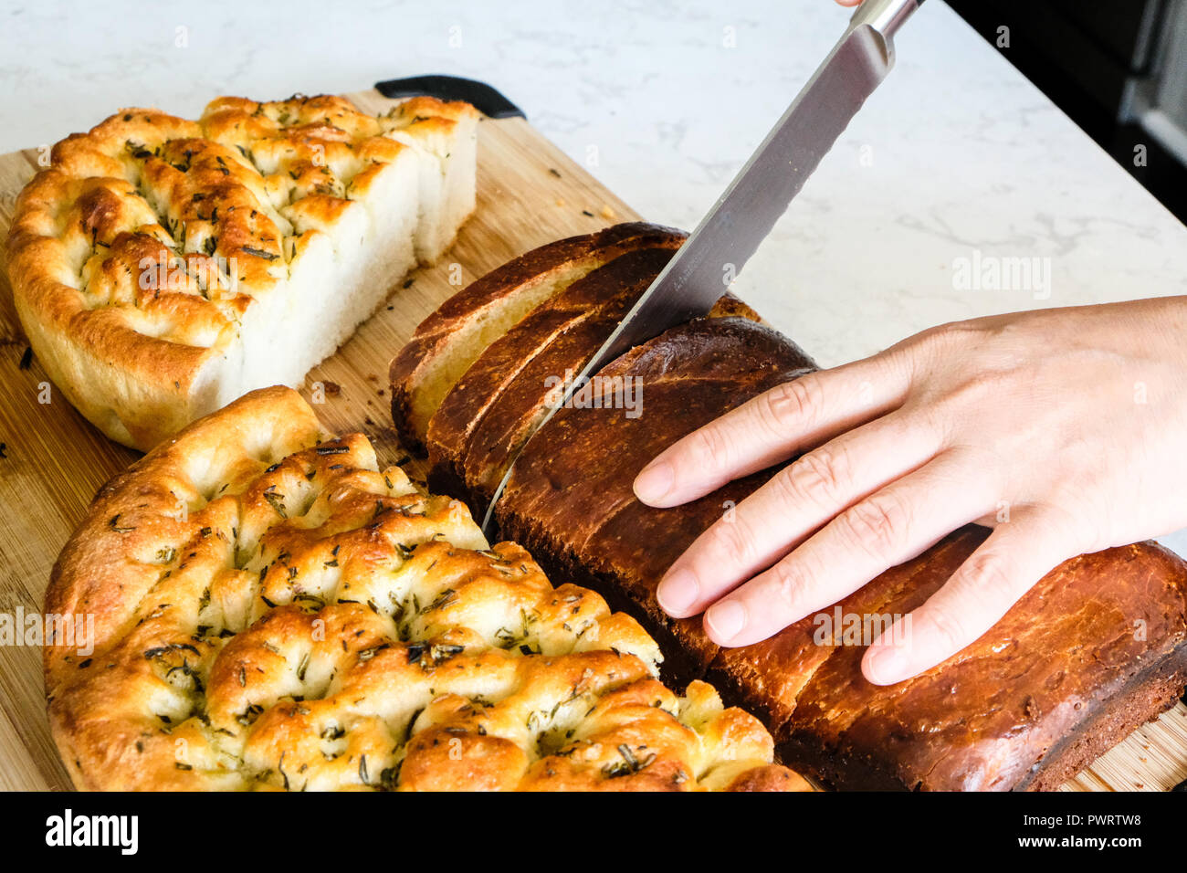 Hand cutting hi-res stock photography and images - Alamy