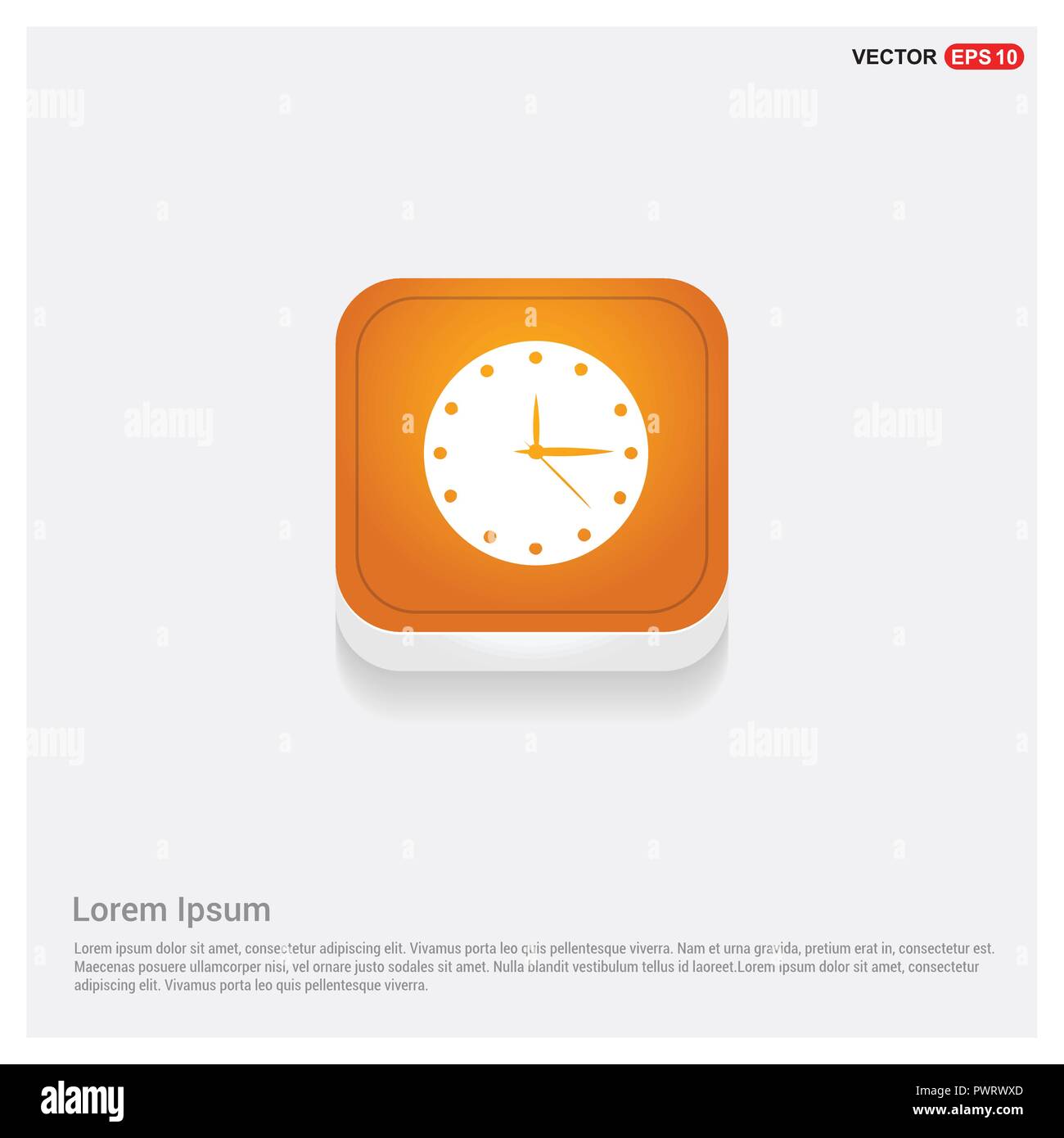 Clock Icon. Time icon Stock Vector Image & Art - Alamy