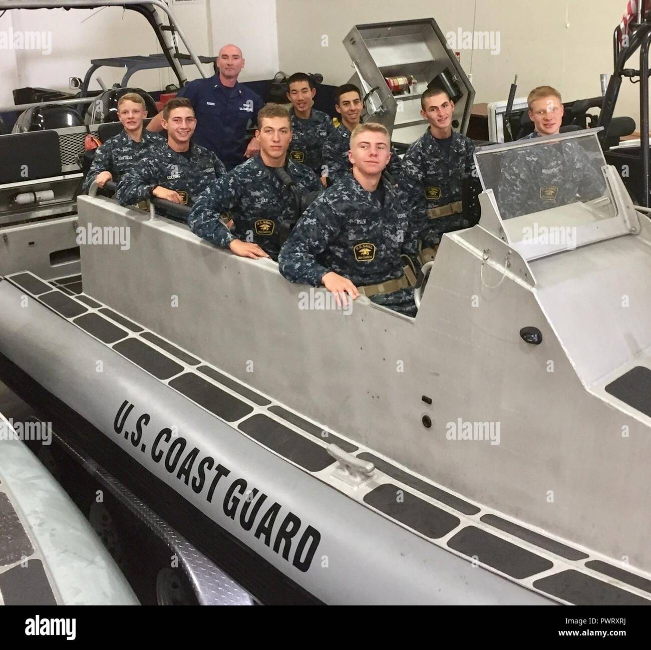 Chief Warrant Officer Matthew Rogers, from Coast Guard Maritime Safety ...