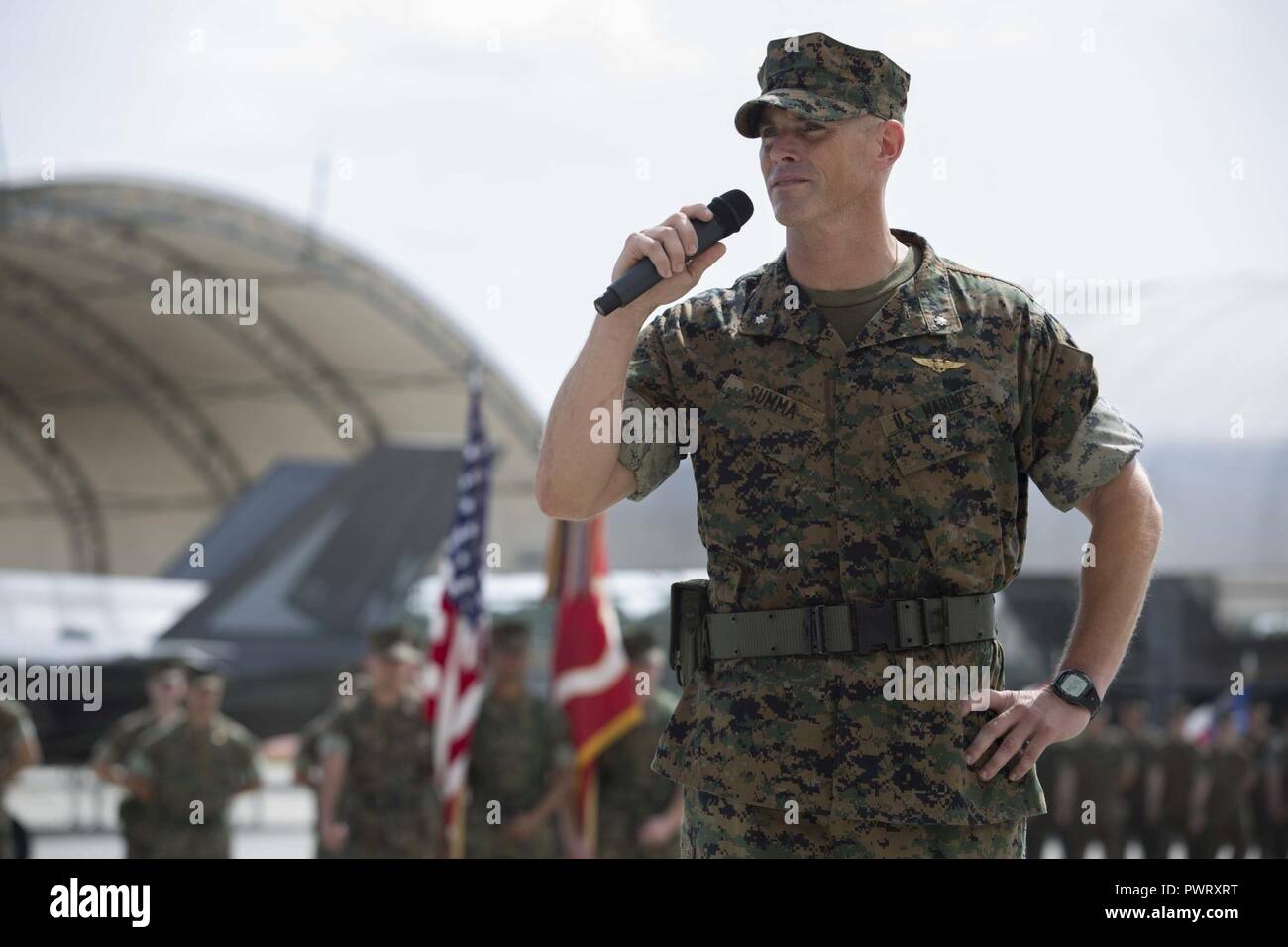 U.S. Marine Corps Lt. Col. Gregory Summa, former commanding officer ...