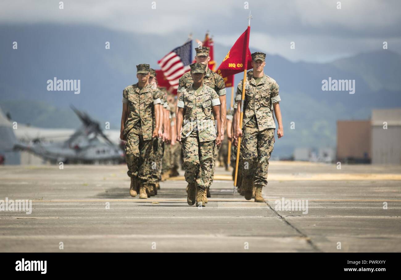 MARINE CORPS BASE HAWAII – U.S. Marines from Headquarters Battalion ...