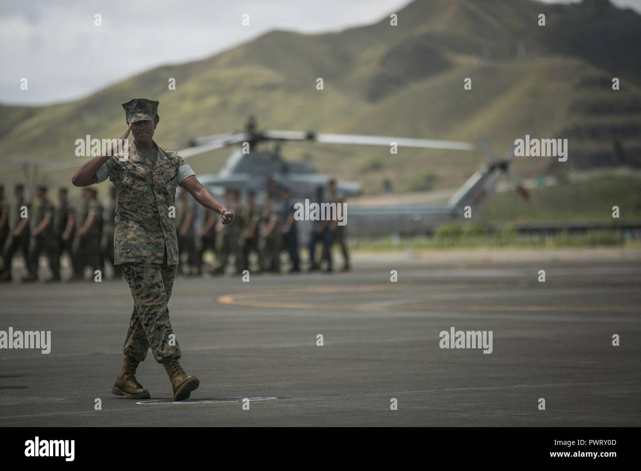 MARINE CORPS BASE HAWAII – Lt. Col. Marshalee E. Clarke, commanding ...