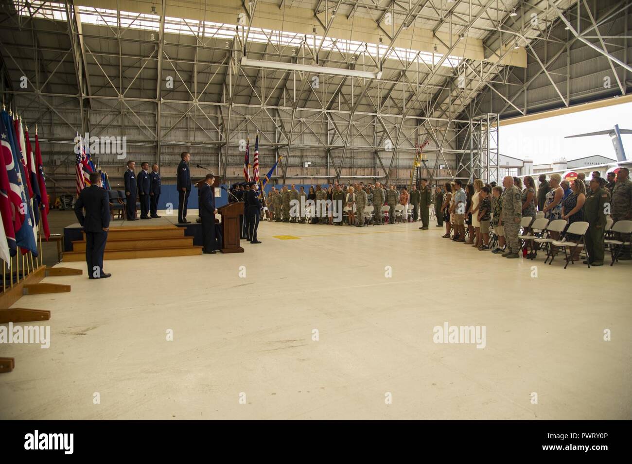 Family members and personnel assigned to the 15th Operations group ...