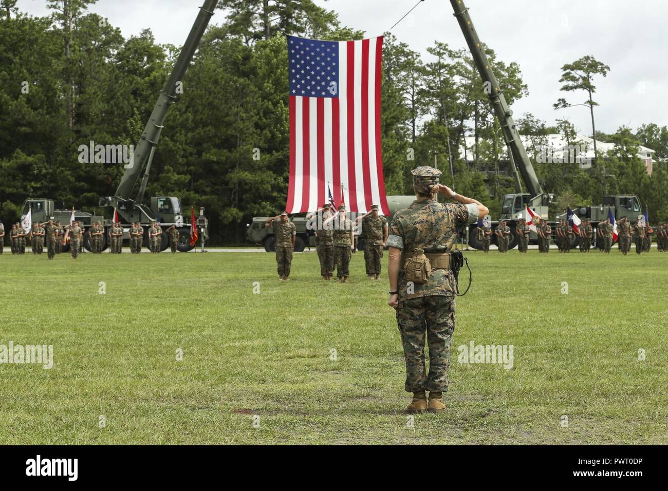 U.S. Marine Corps Lt. Col. Lauren S. Edwards, Commanding Officer ...