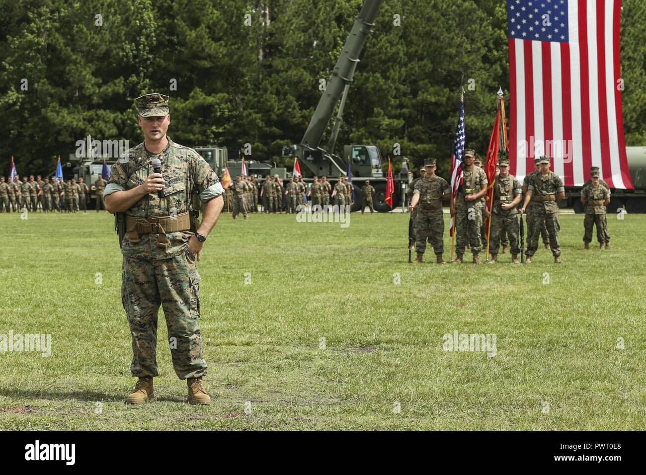 U.S. Marine Corps Lt. Col. Patrick G. Manson, Commanding Officer, 8th ...
