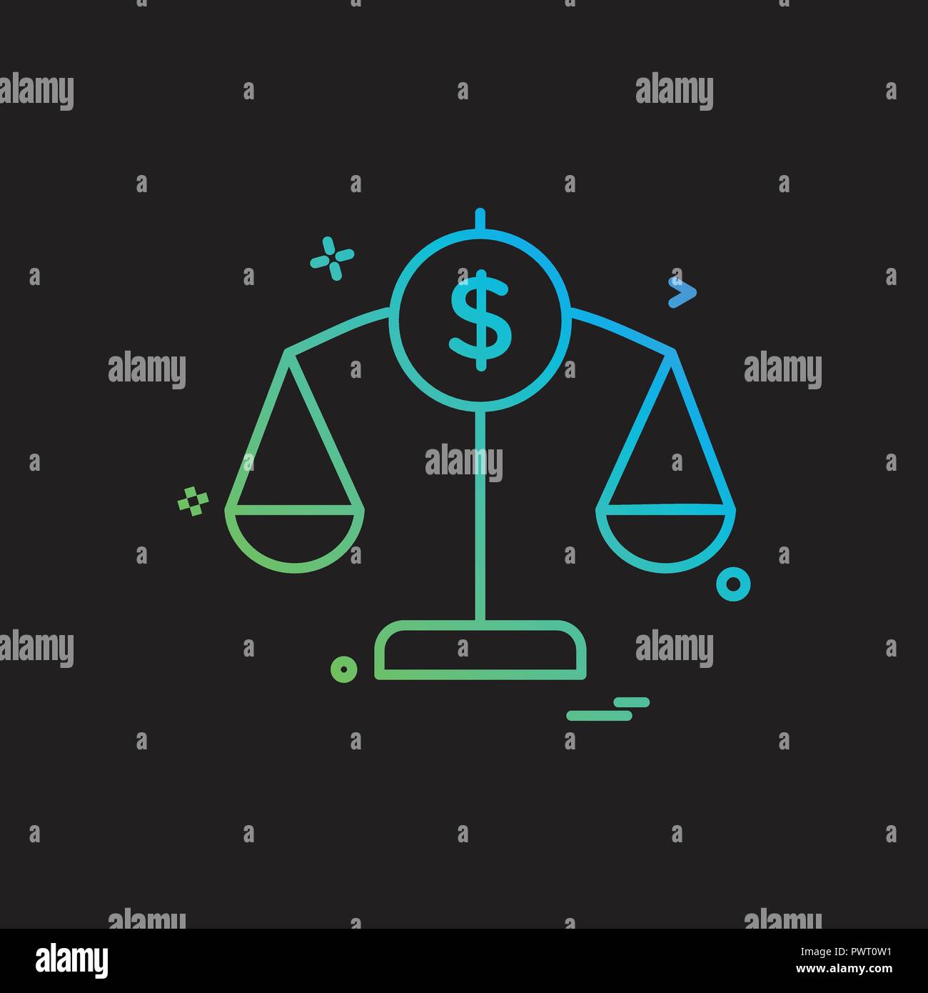 Balance finance money scale icon vector design Stock Vector Image & Art ...