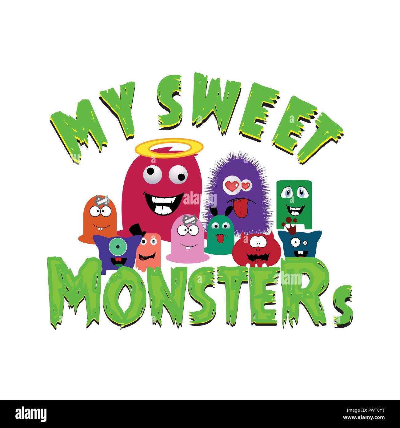 Monster inc character Stock Vector Images - Alamy