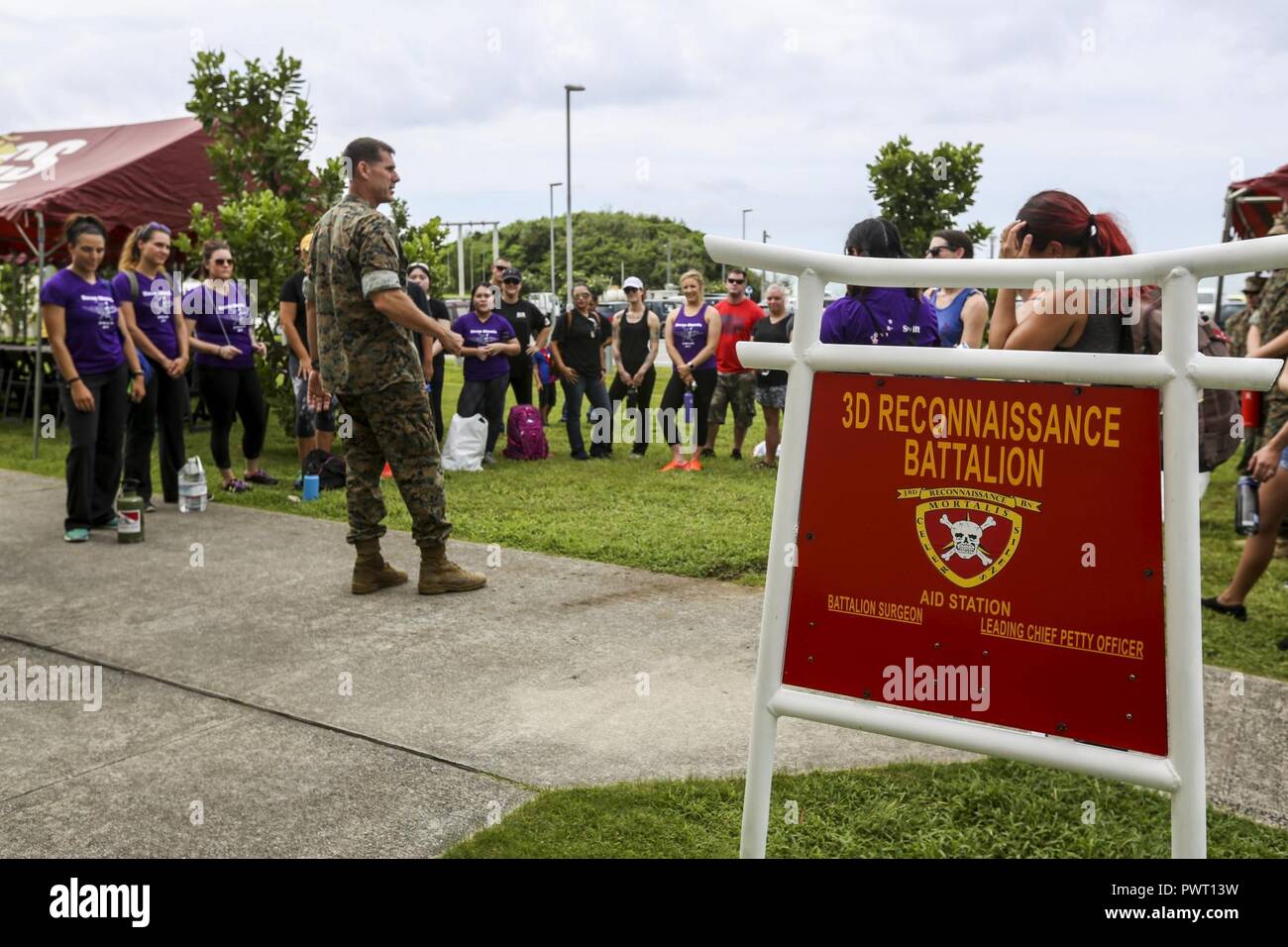 U.S. Marine Corps Lt. Col. Richard D. Hansen, commanding officer of 3rd ...