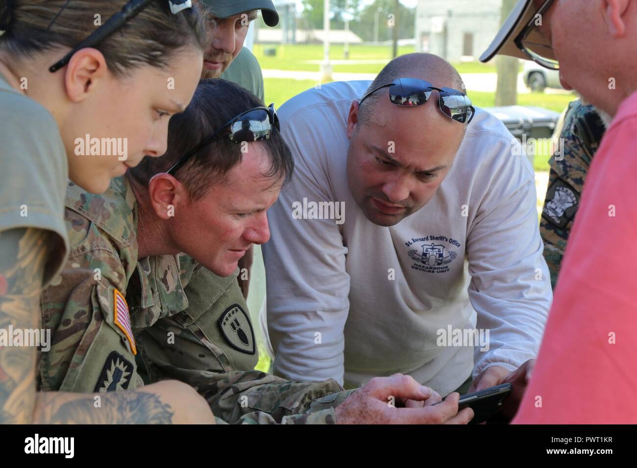 U.S. Soldiers assigned to 705th EOD Company, 63rd EOD Battalion, 52nd ...