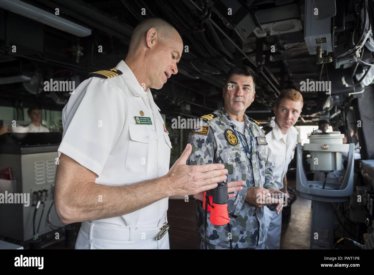 CAIRNS, Australia (June 28, 2017) Capt. Nate Moyer, commanding officer ...