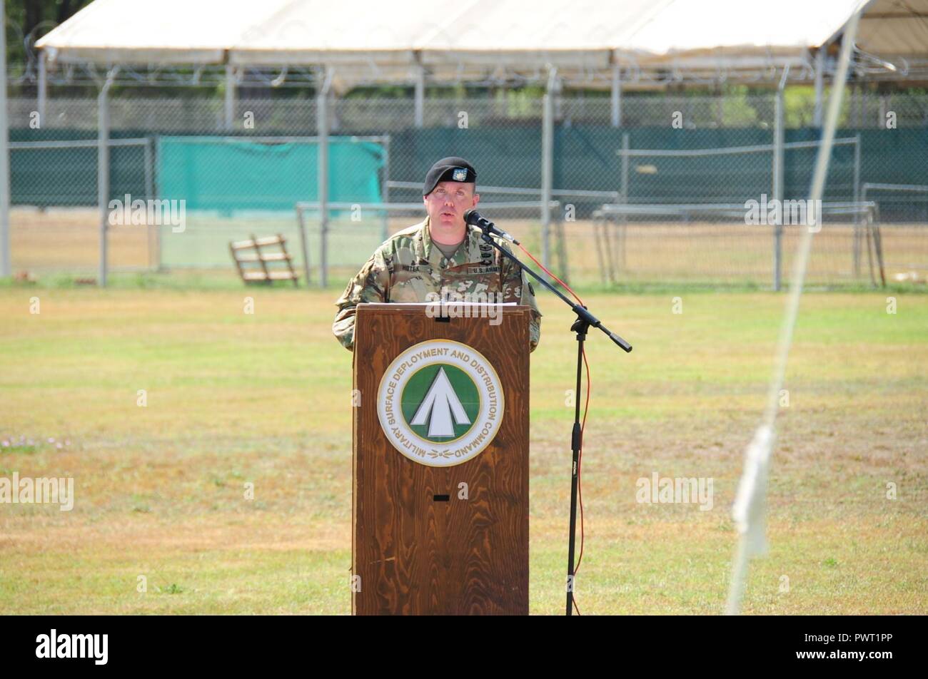 U.S. Army Lt. Col. John A. Hotek incoming Commander of the 839th ...