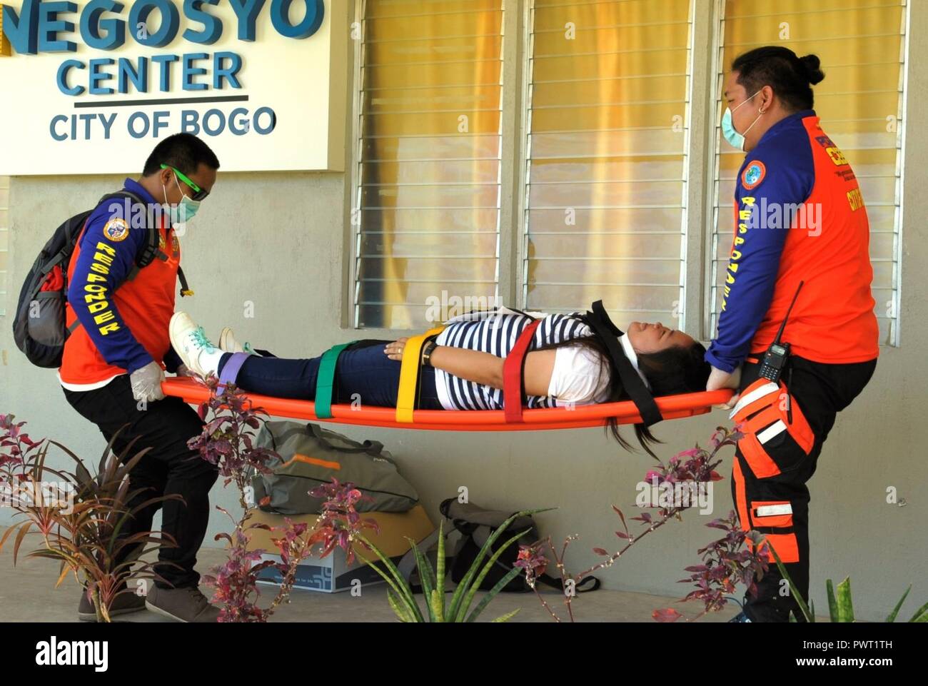 Members of the provincial Disaster Risk Reduction Management Office ...