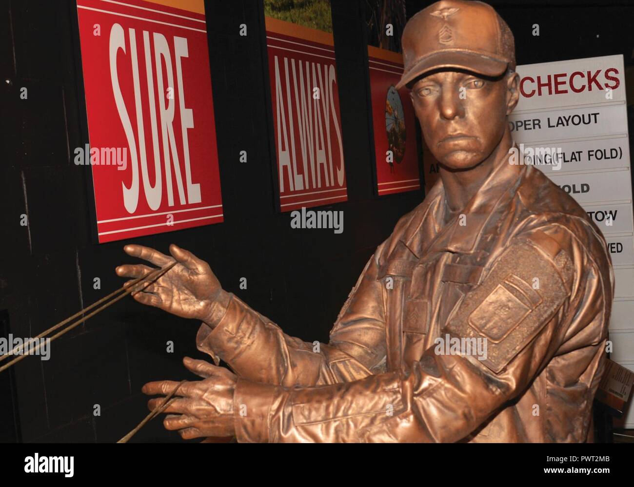 A lifelike bronze statue unveiled June 26 at the Army Quartermaster ...