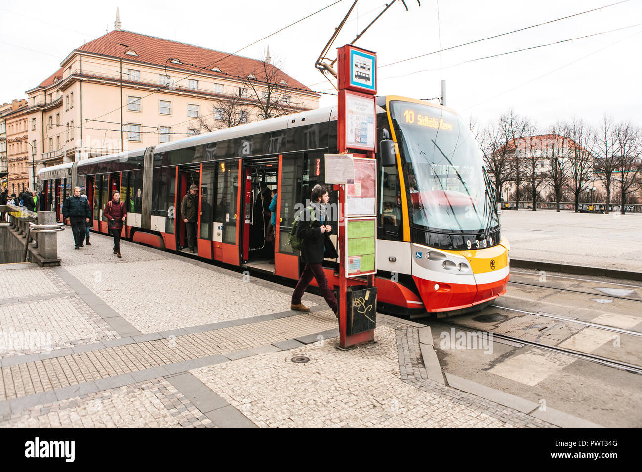 Prague Tram System High Resolution Stock Photography and Images - Alamy