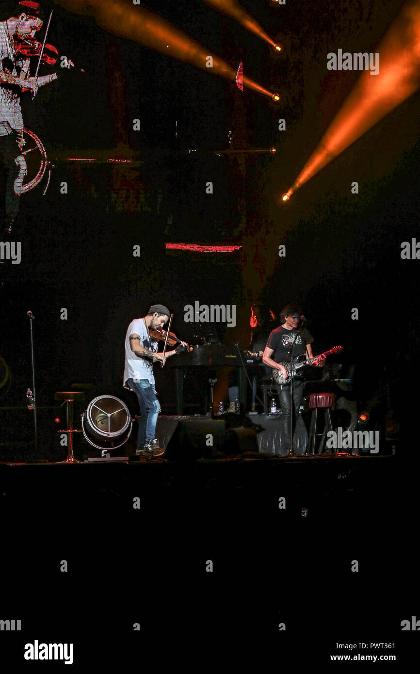 Roma, Italy. 17th Oct, 2018. The violinist David Garrett arrived in ...