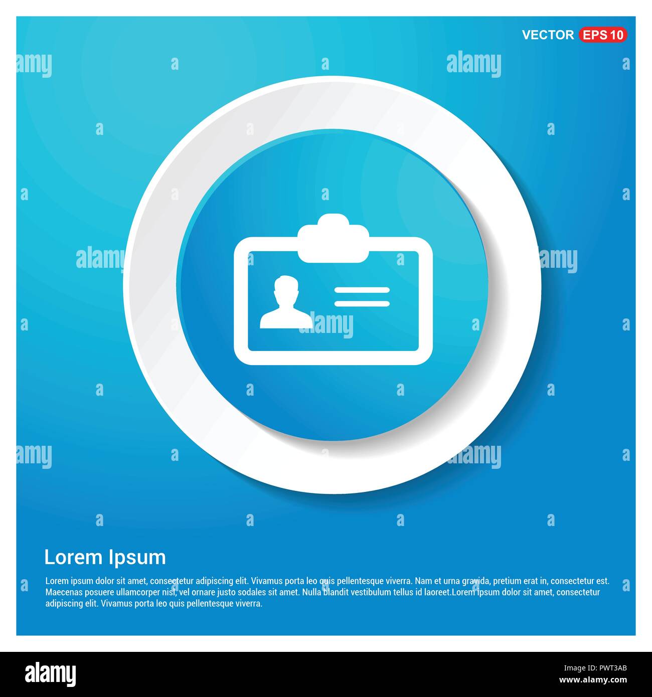 Personal id card icon Stock Vector Image & Art - Alamy