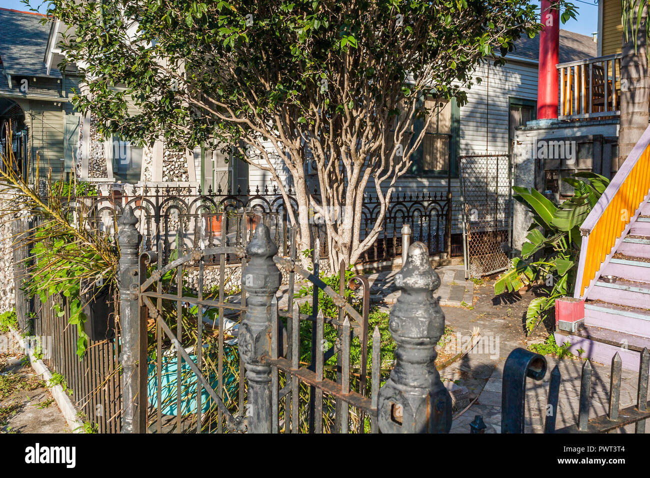 Houses in the Bywater neighborhood Stock Photo - Alamy