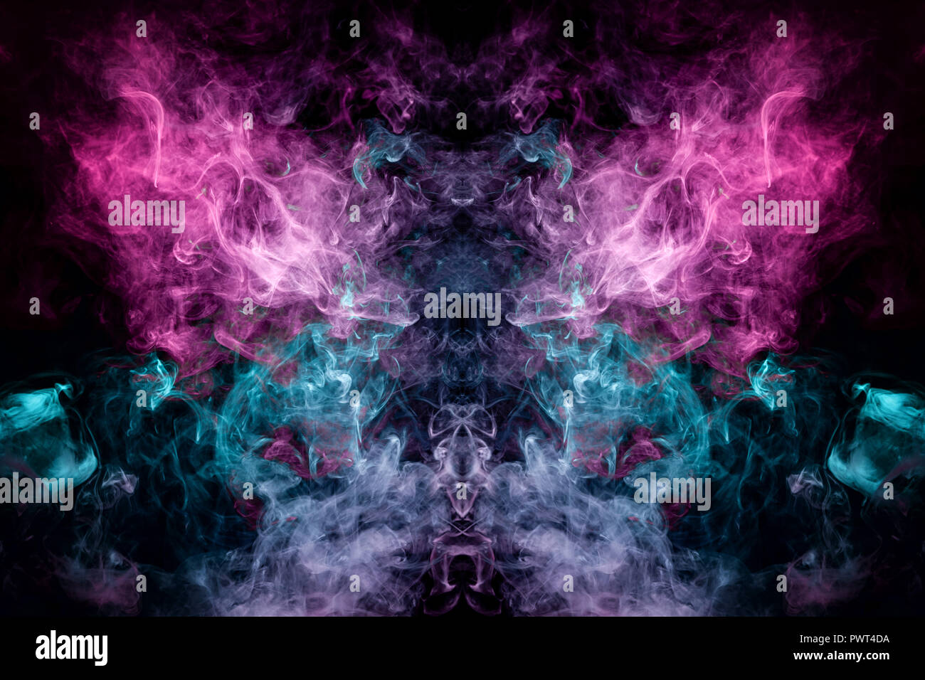Fantasy print for clothes: t-shirts, sweatshirts. Thick colorful smoke ...