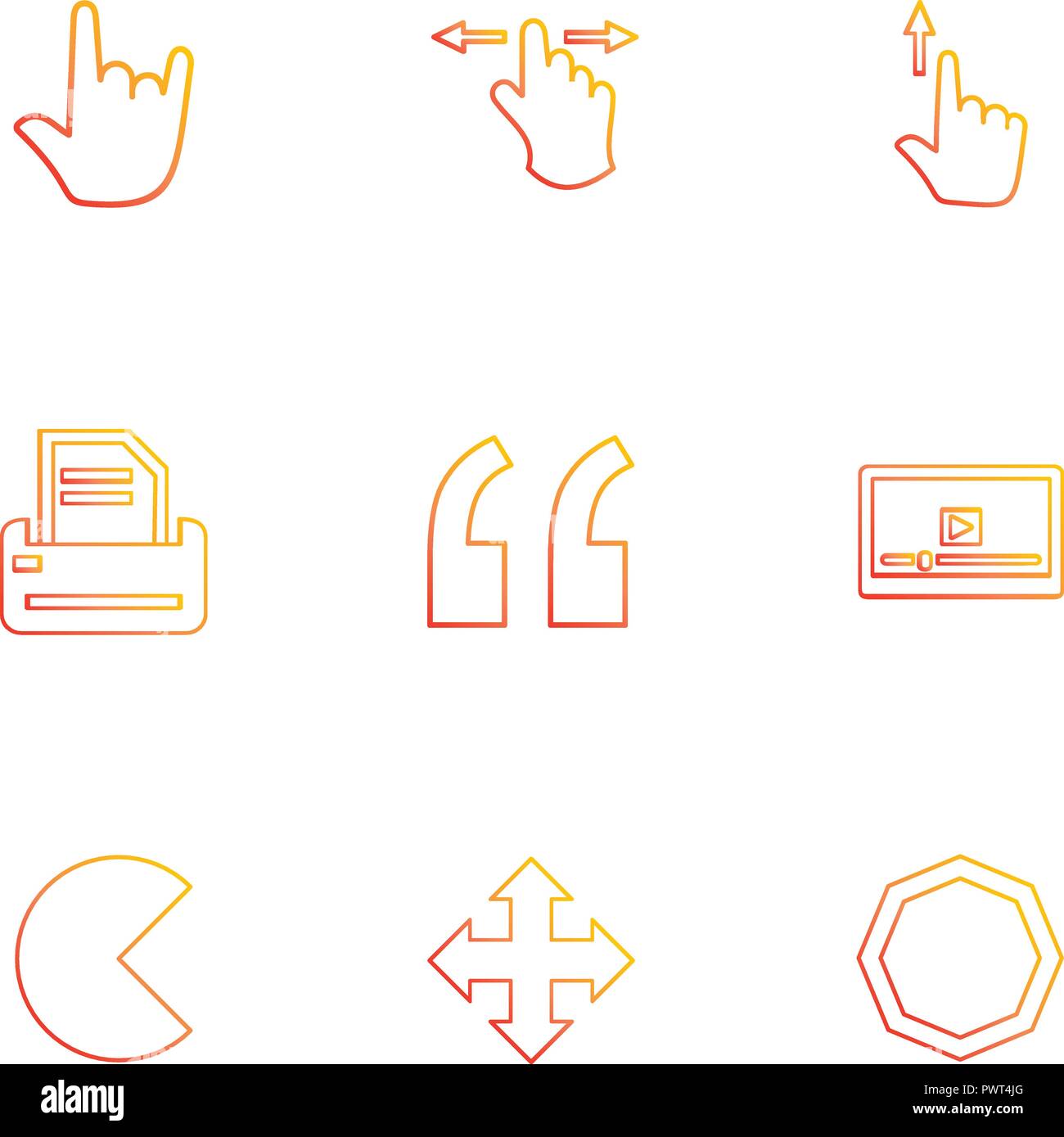 commas , dot , slash , hands , pointer , arrows , directions , signs , ui , user interface ...