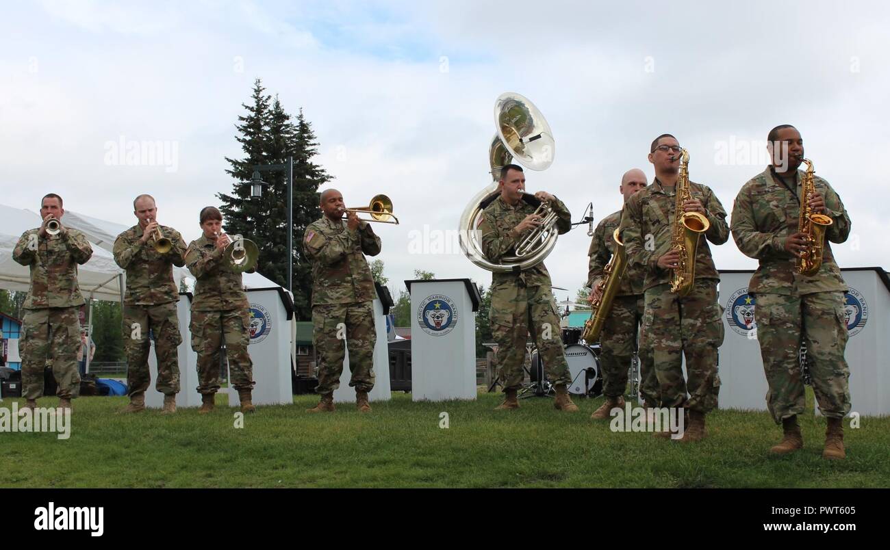 U.S. Army Alaska’s 9th Army Band from Joint Base Elmendorf-Richardson ...