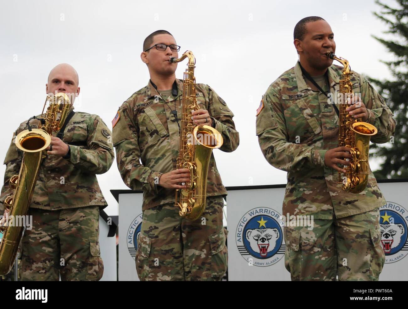 Staff Sgt. Greg Lamecker, Sgt. Charles Moncayo and Sgt. Nigel Brown of ...