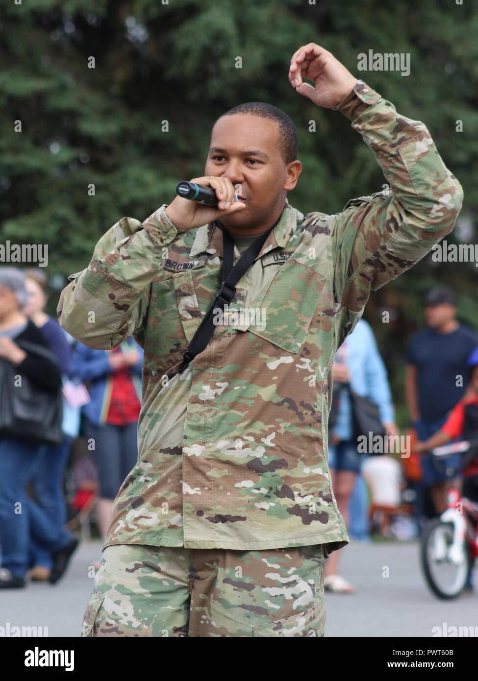 Sgt. Nigel Brown of Joint Base Elmendorf-Richardson raps “RVA All Day ...