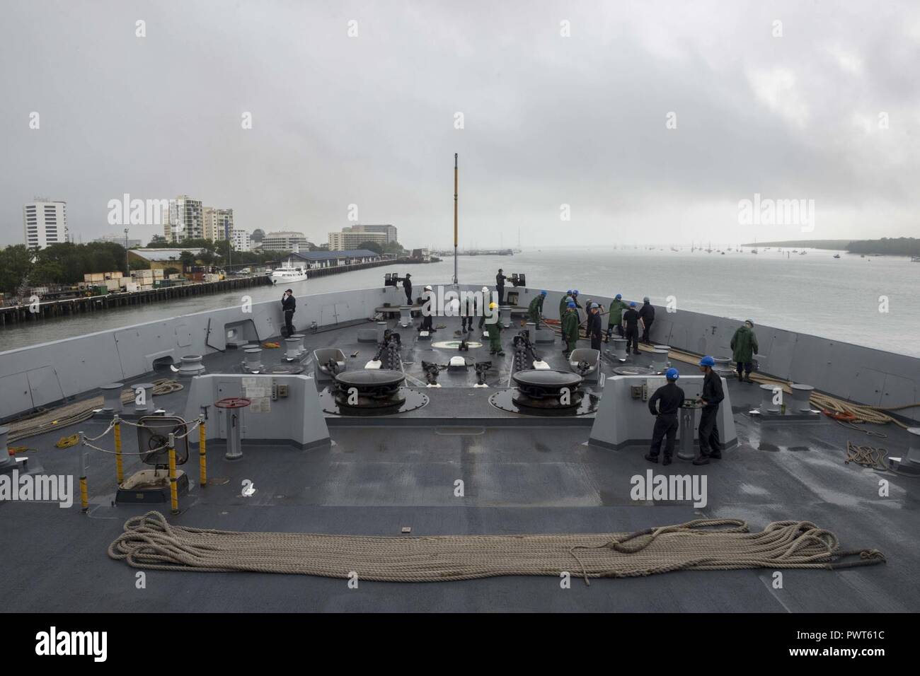 CAIRNS, Australia (July 3, 2017) Sailors aboard the amphibious ...
