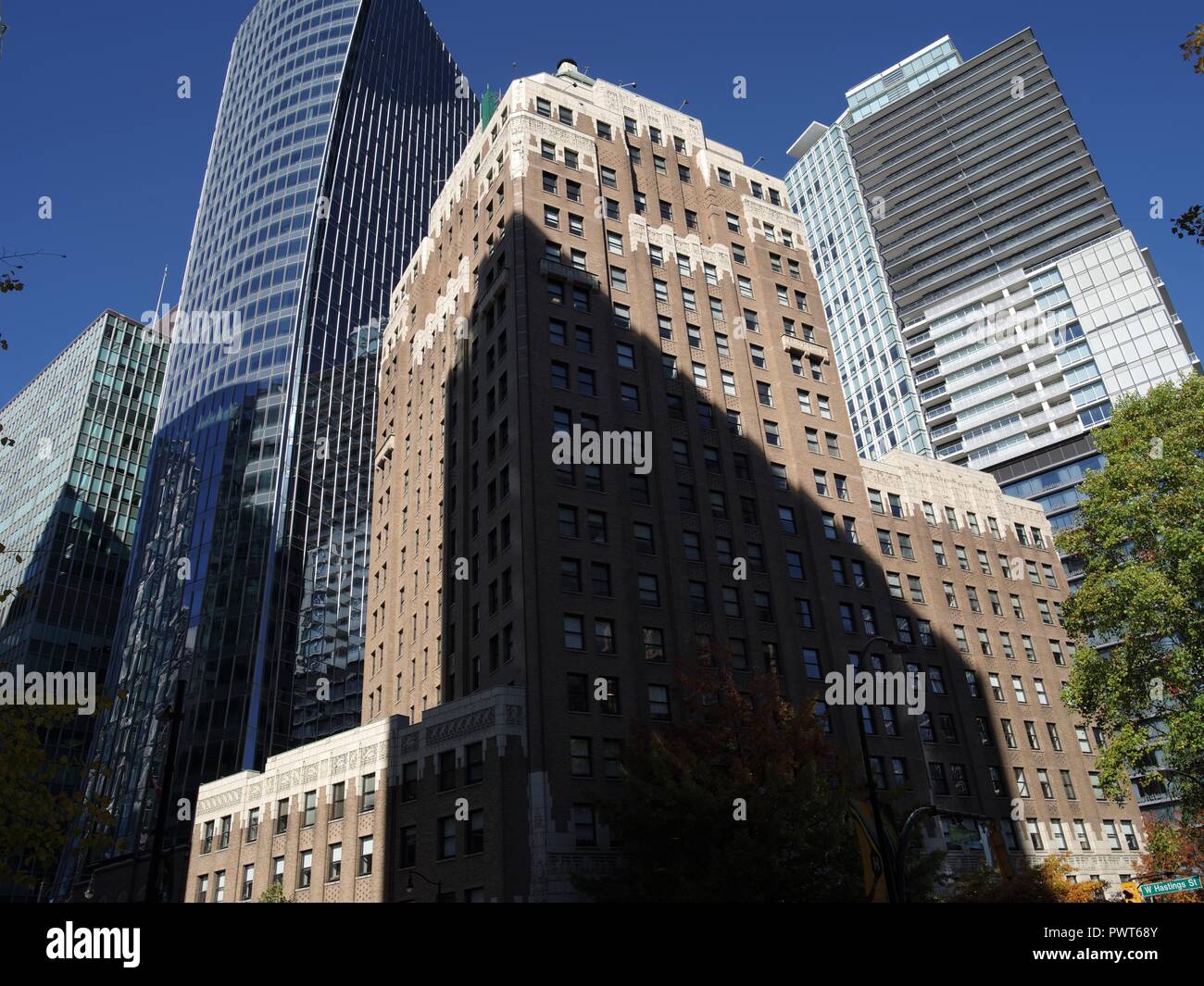 Marine Building, 355 Burrard Street, Vancouver, BC, Canada, Art Deco ...