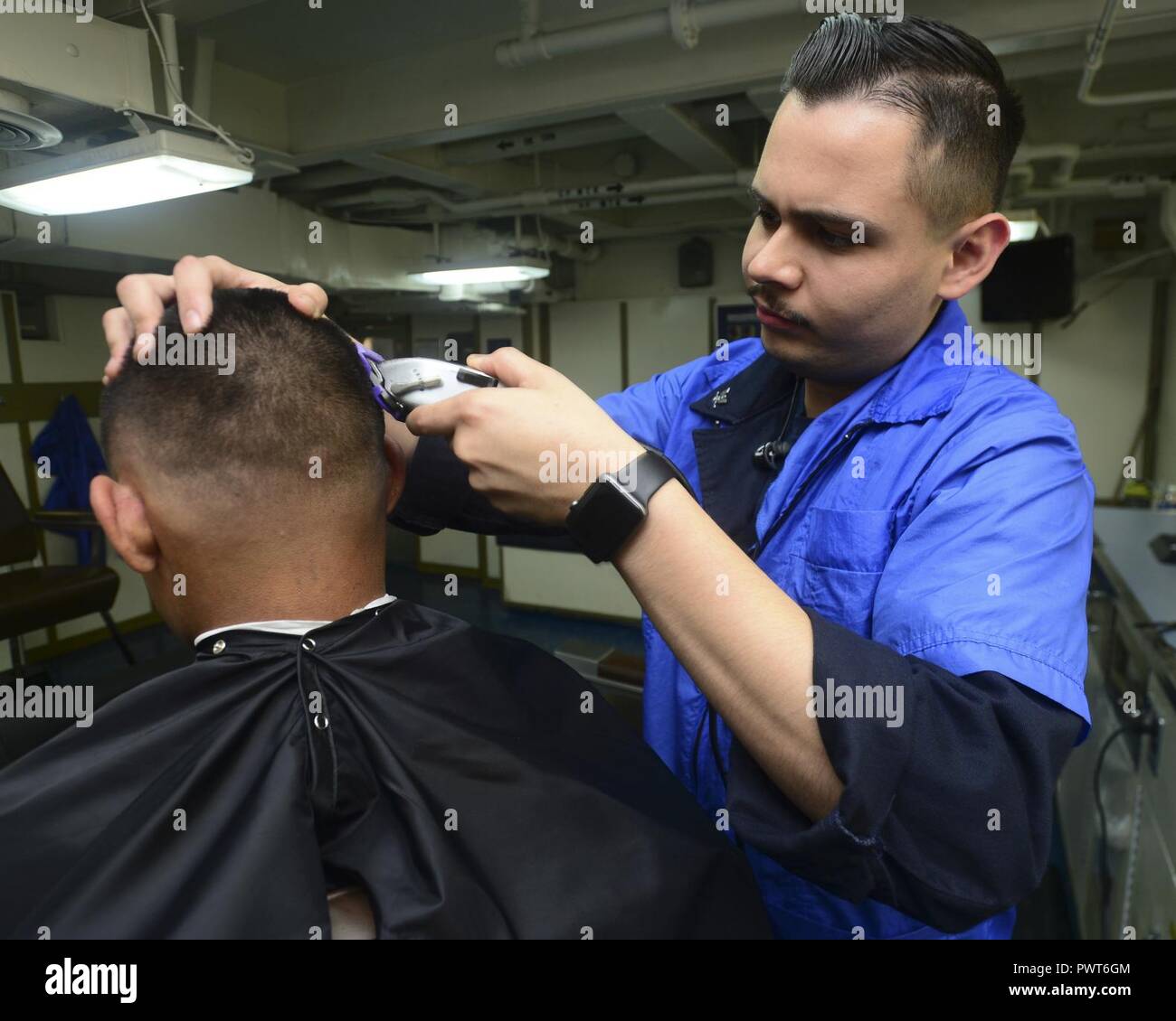 SURIGAO STRAIT (July 3, 2017) U.S. Navy Ship's Serviceman 3rd Class ...