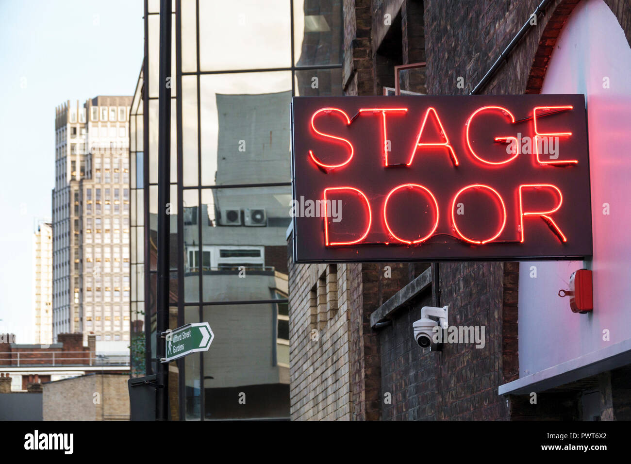 Stage Door Sign London High Resolution Stock Photography and Images - Alamy