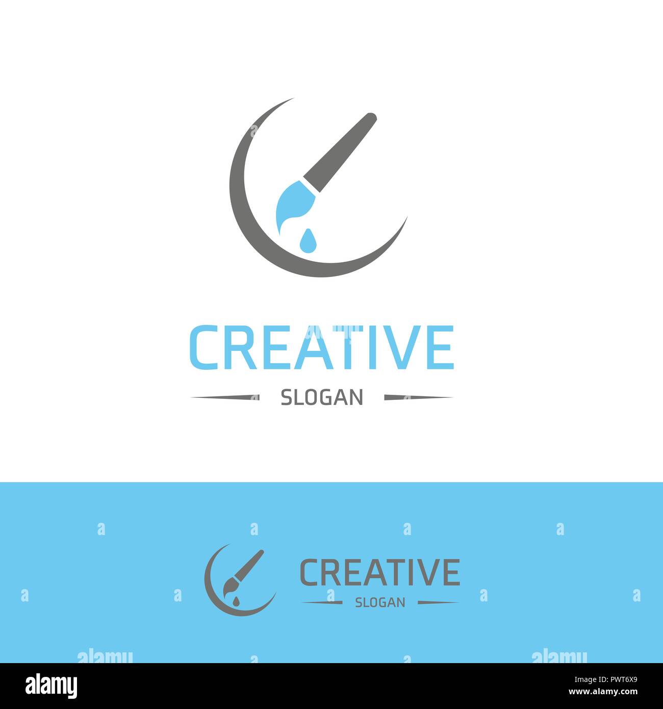 Company logo and typography with elegent design vector Stock Vector ...