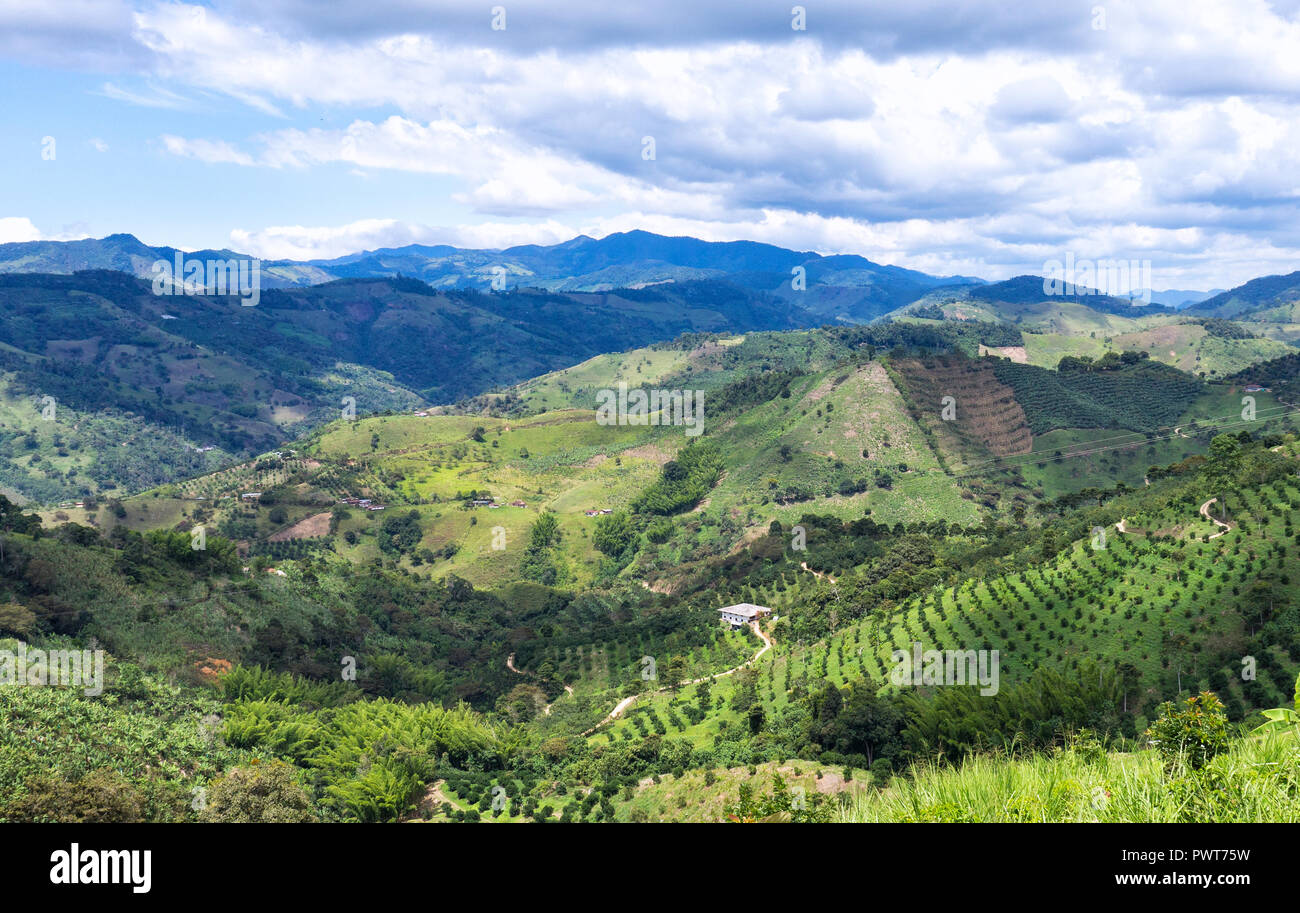 Colombian mountains and beautiful landscape Stock Photo - Alamy