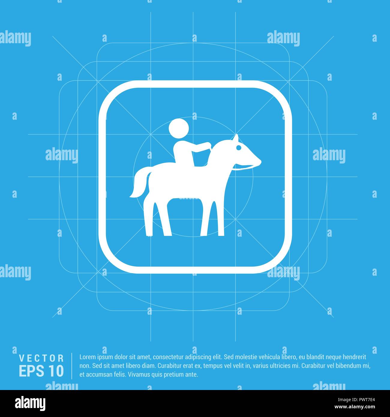 Horse Riding Icon Stock Vector Image & Art - Alamy