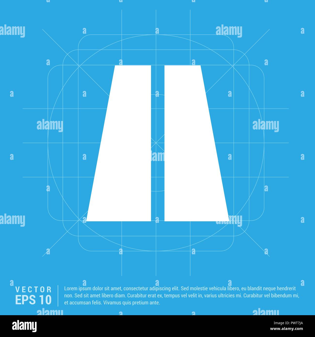 Highway railing Stock Vector Images - Alamy