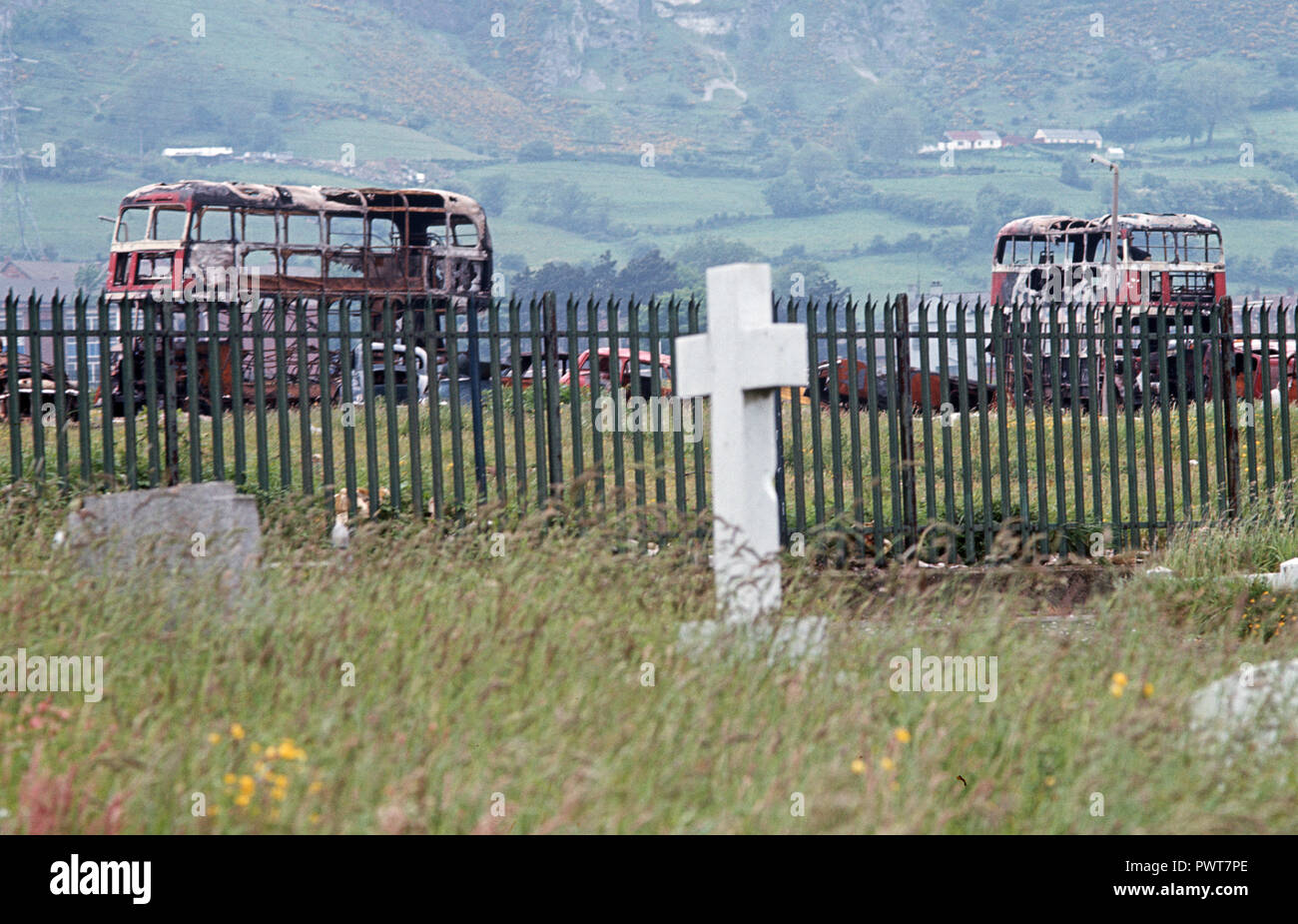 Cemetry and dumping ground in Ballymurphy mainly nationalist estate for ...