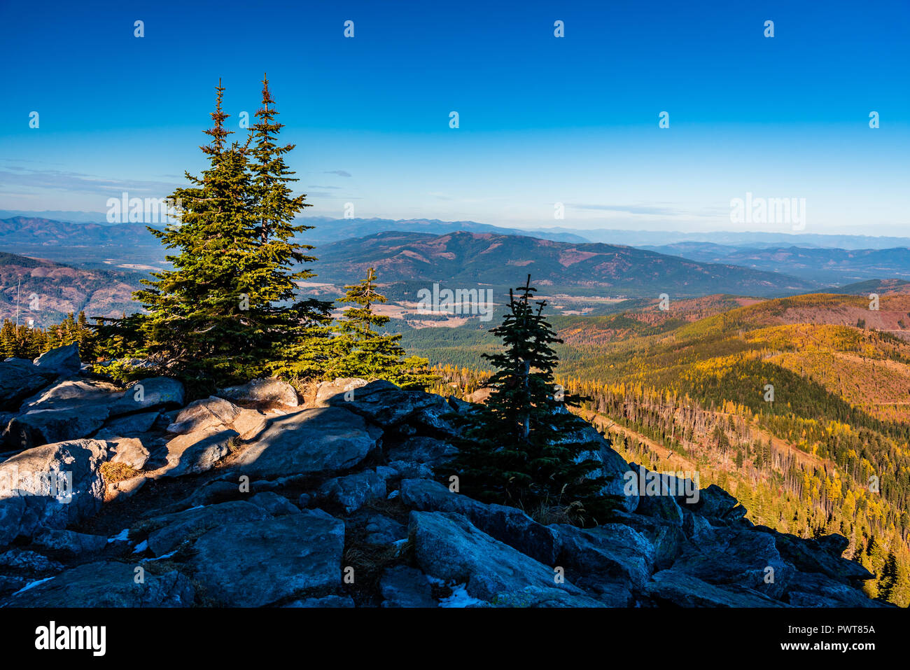 Autumn Scenery in Mount Spokane State Park, Spokane, Washington, USA ...