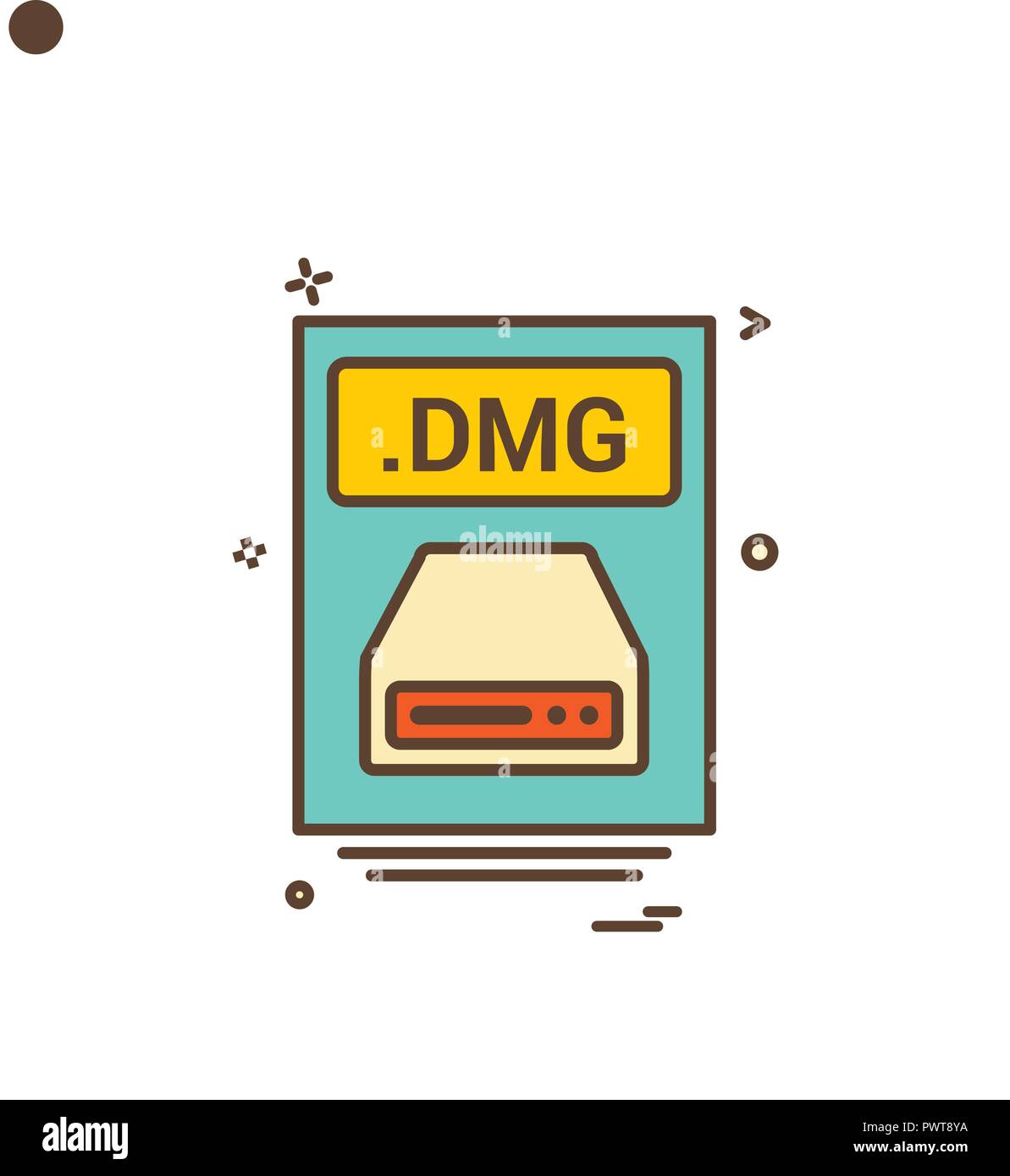 file files dmg icon vector design Stock Vector Image & Art - Alamy