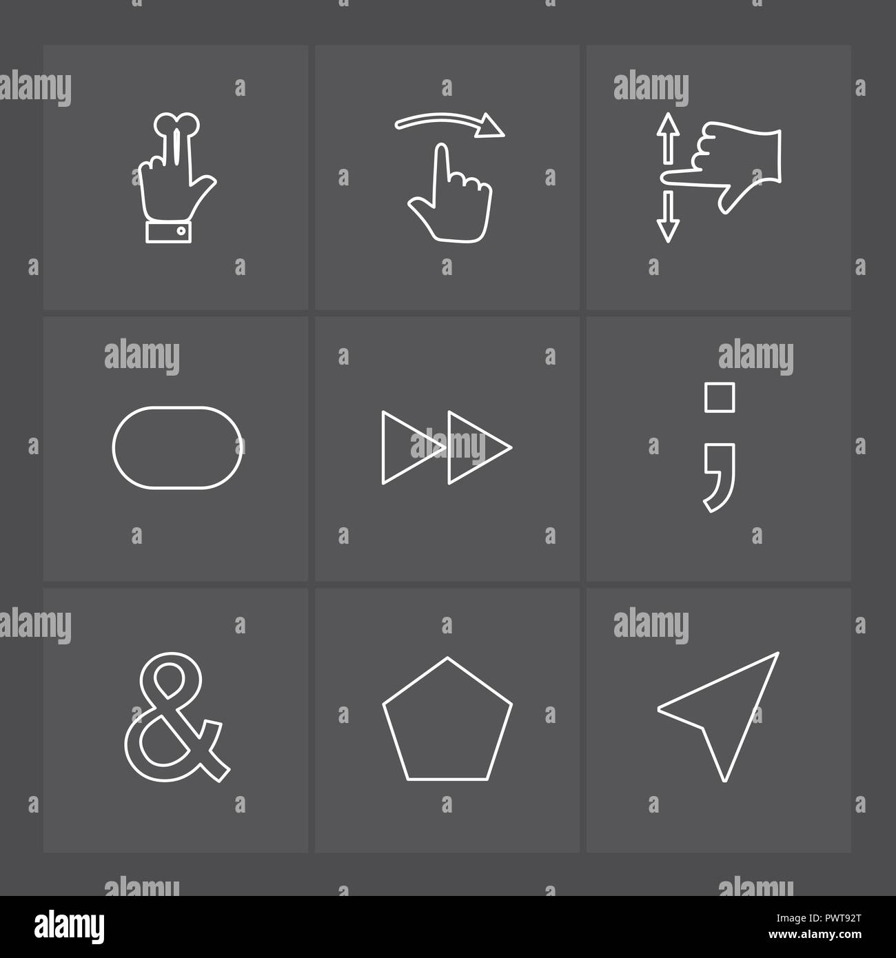 hands , pointer , arrows , directions , signs , ui , user interface , technology , code ...