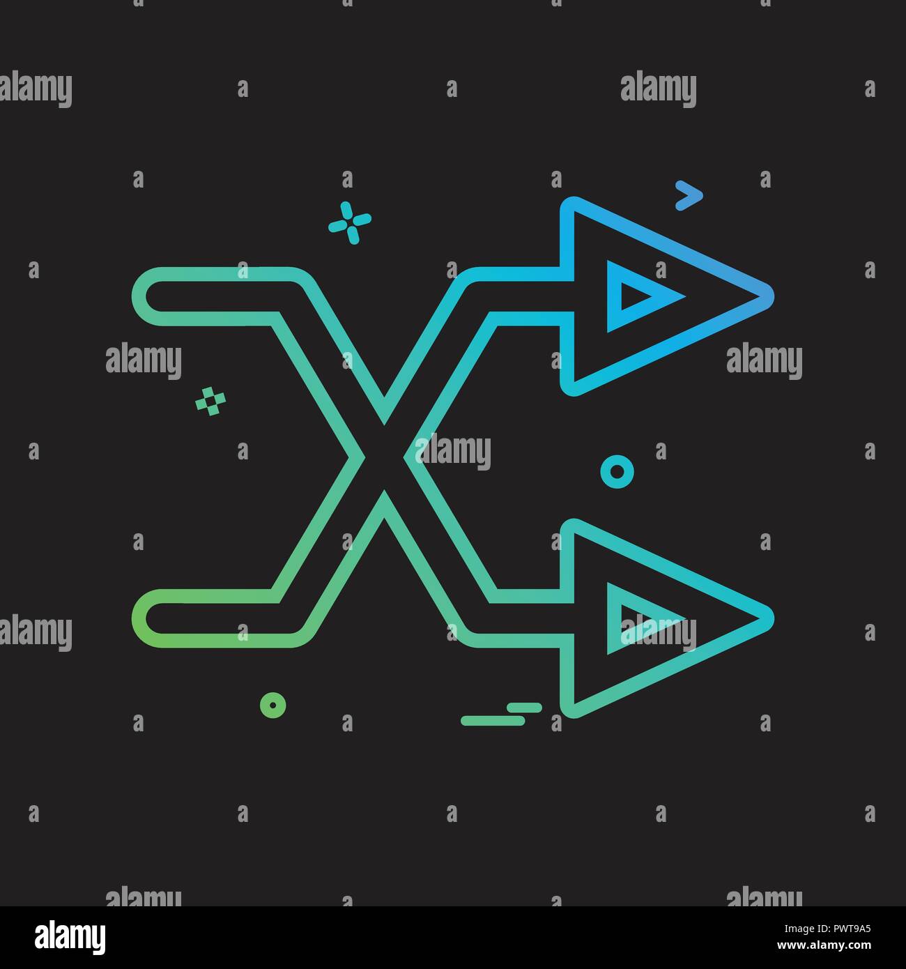 Intersecting X Design