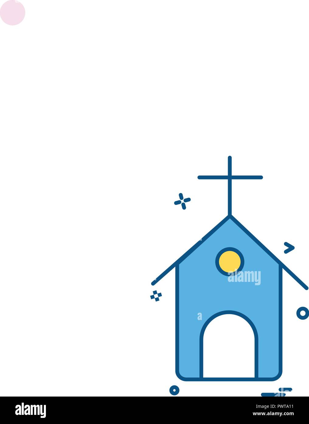 Church icon design vector Stock Vector Image & Art - Alamy