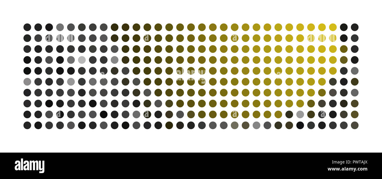 Gradient green dots background Cut Out Stock Images & Pictures - Alamy