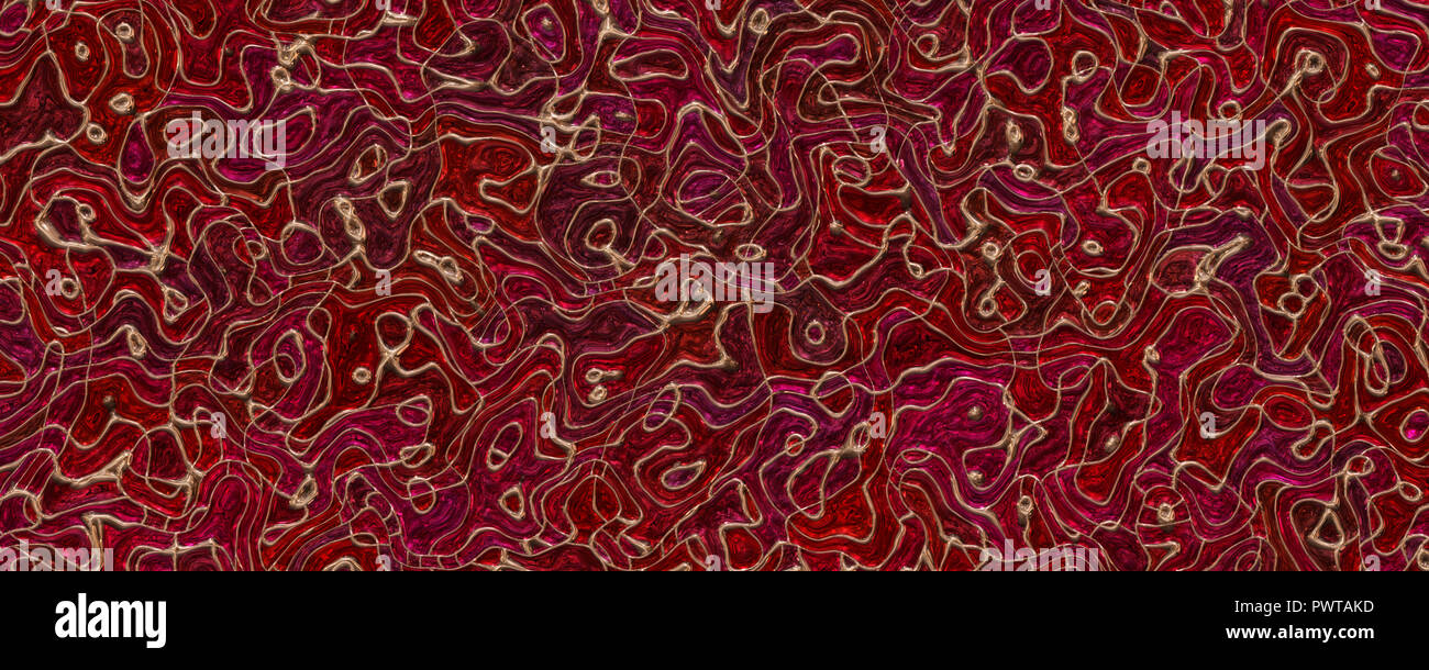 Wonderful abstract illustrated 3D glass pattern panorama design Stock ...