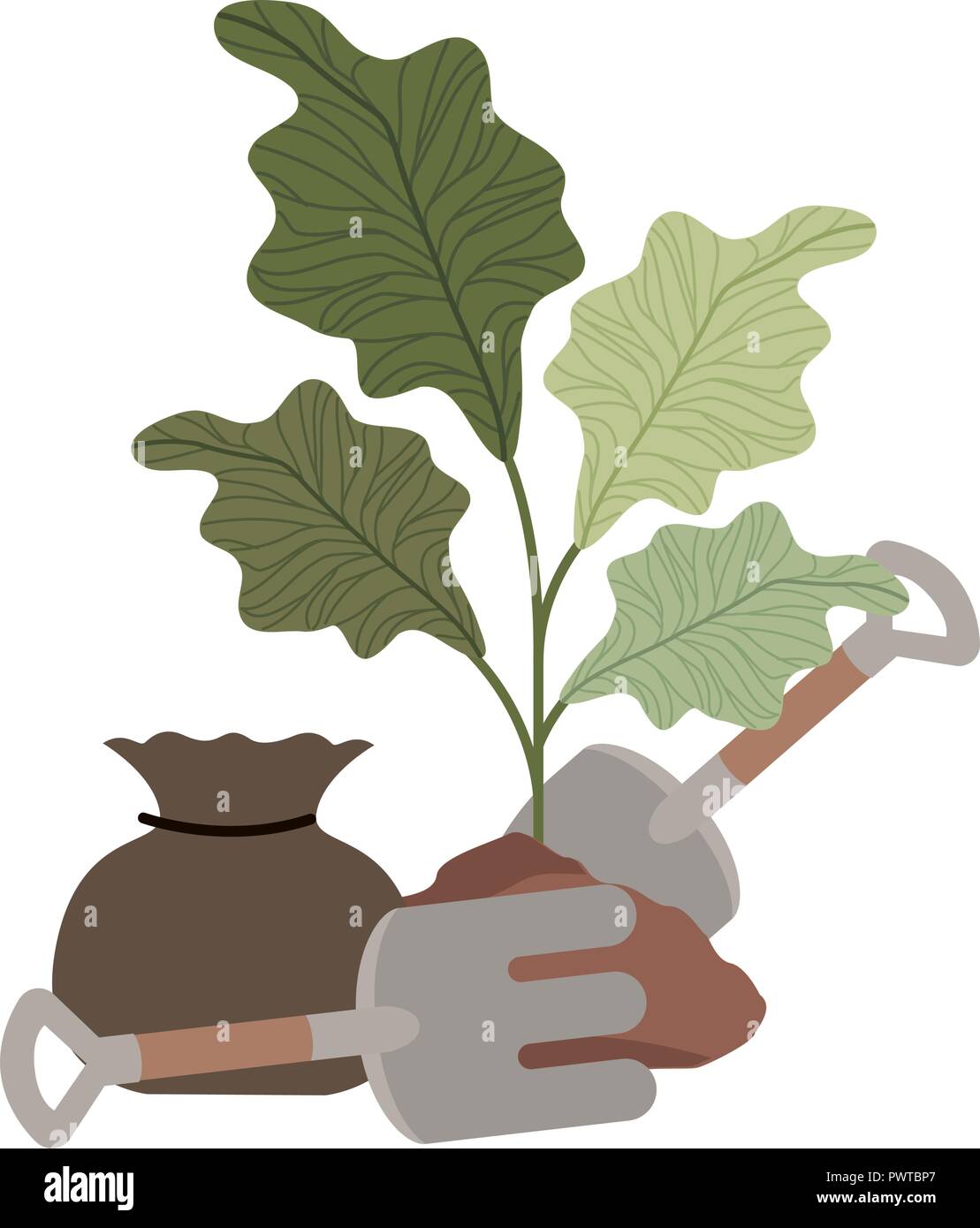 cute tree plant with earth isolated icon Stock Vector Image & Art - Alamy